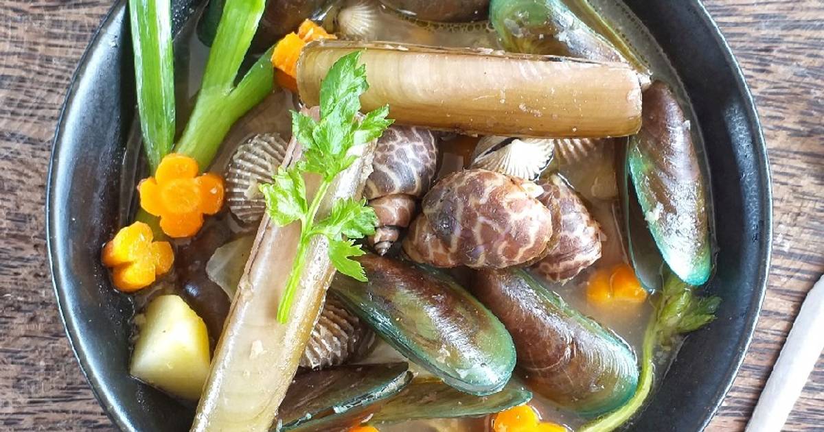 45 resep sup kerang kentang wortel enak dan mudah - Cookpad