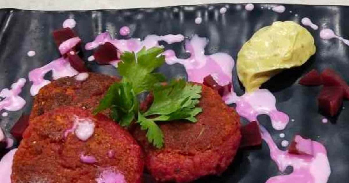 Beetroot Galauti Kebbab With Achari Mayo Dip Recipe by Vidhi agarwal ...