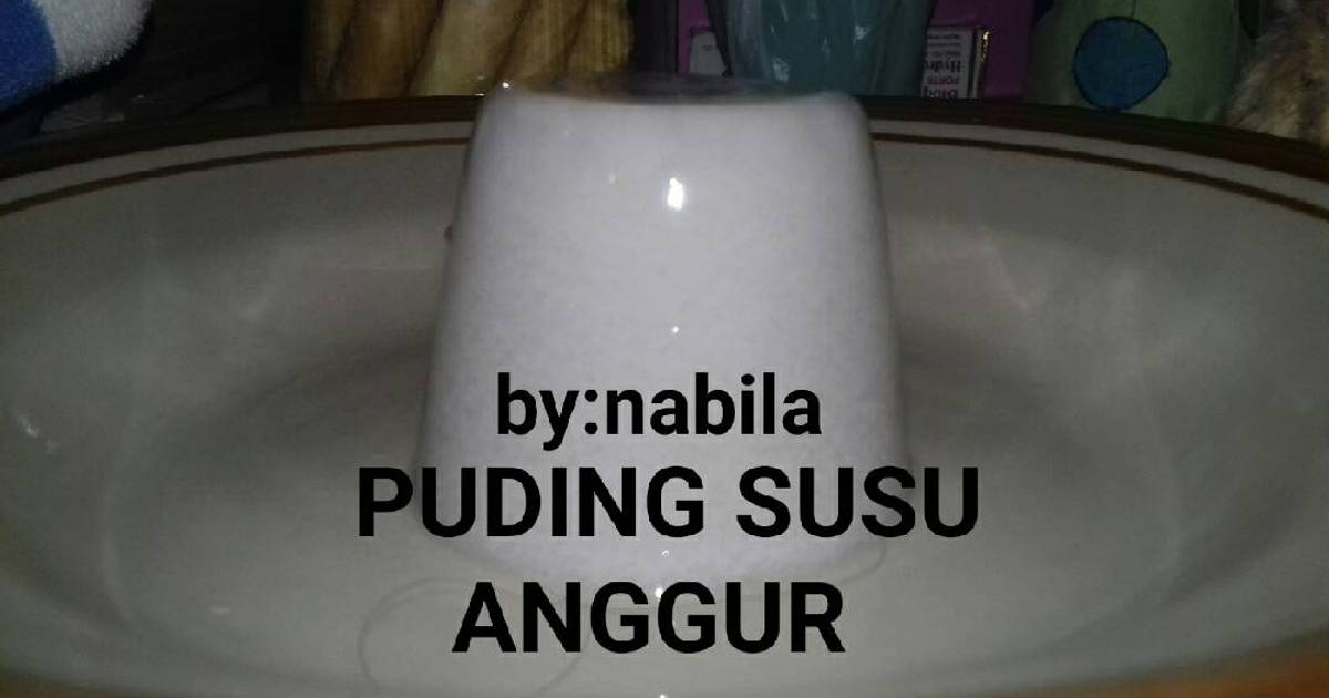 189 resep puding susu rasa anggur enak dan mudah - Cookpad