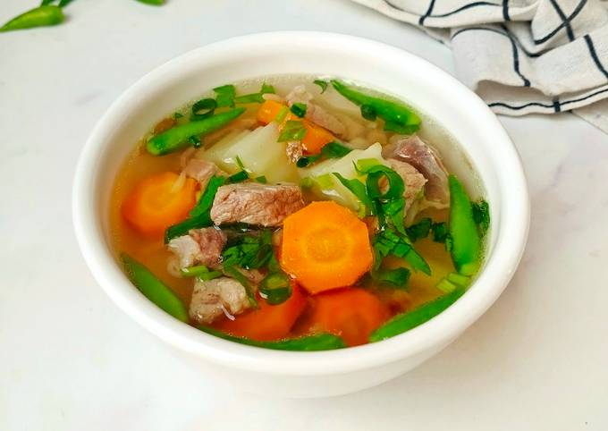 Resep Sup Janda (Versi Daging Sapi) + Tips Kuah Bening oleh fransiska ...