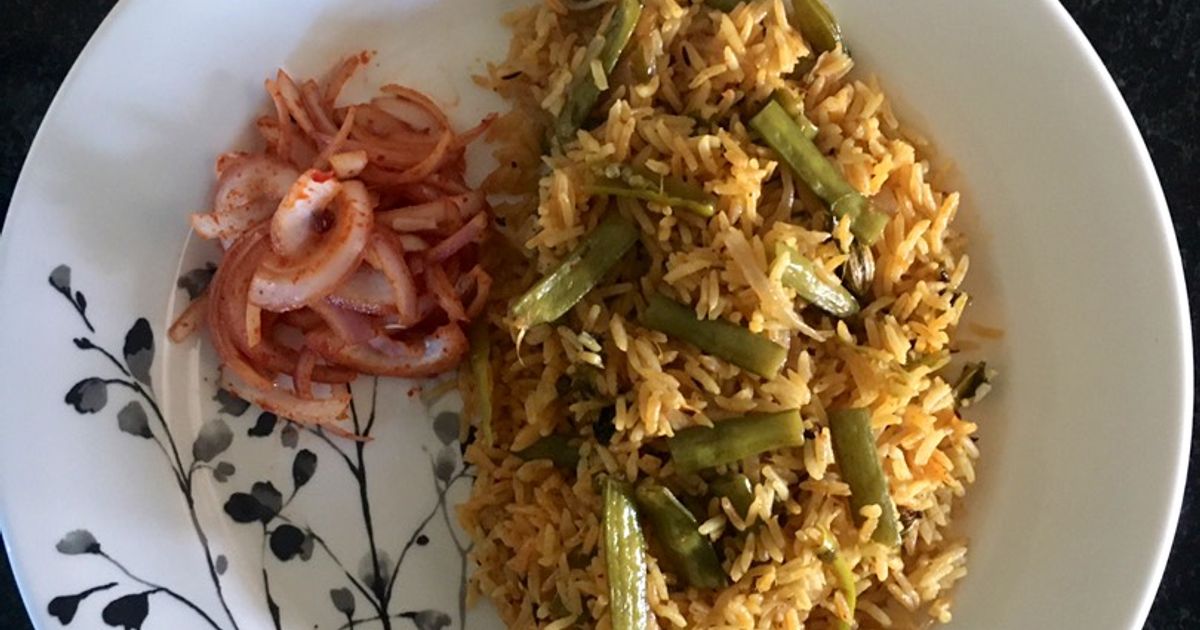 Cluster Beans Pulao One Pot Pulao Recipe by Cook with Chef Phani - Cookpad