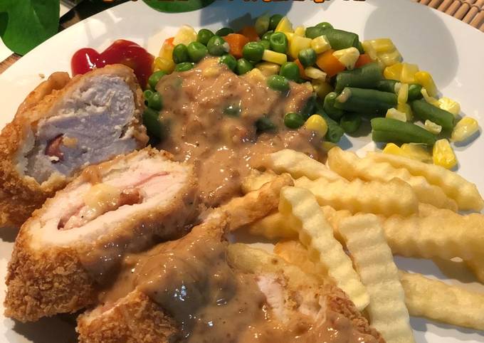 Resep Chicken Gordon Blue oleh Adriana Endang Triningsih - Cookpad
