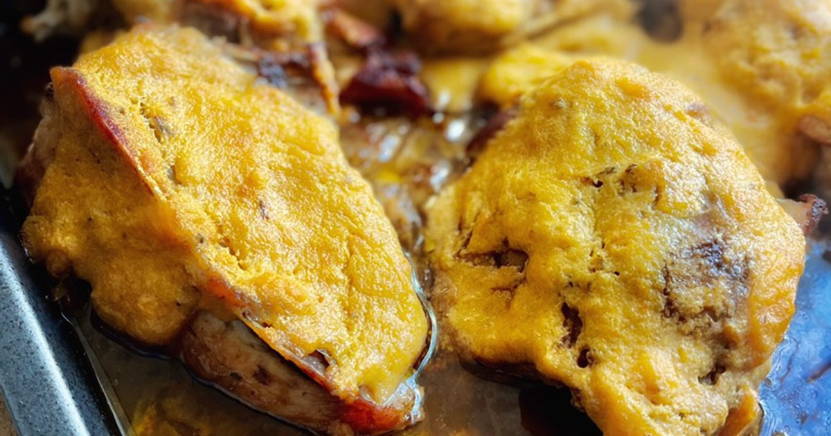 Pollo Marinado Con Salsa De Palosanto (Caqui/Kaki) Receta de Arianne