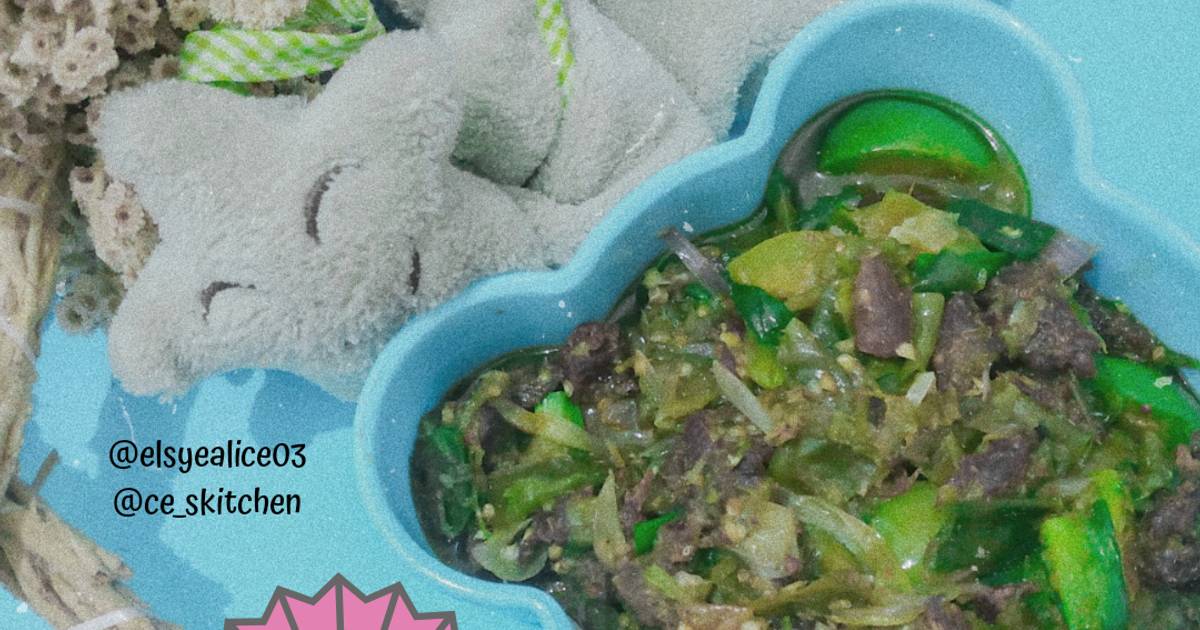 Resep Dendeng (Non Halal) Sambal Hijau oleh Elsye Elisabeth (CE's ...