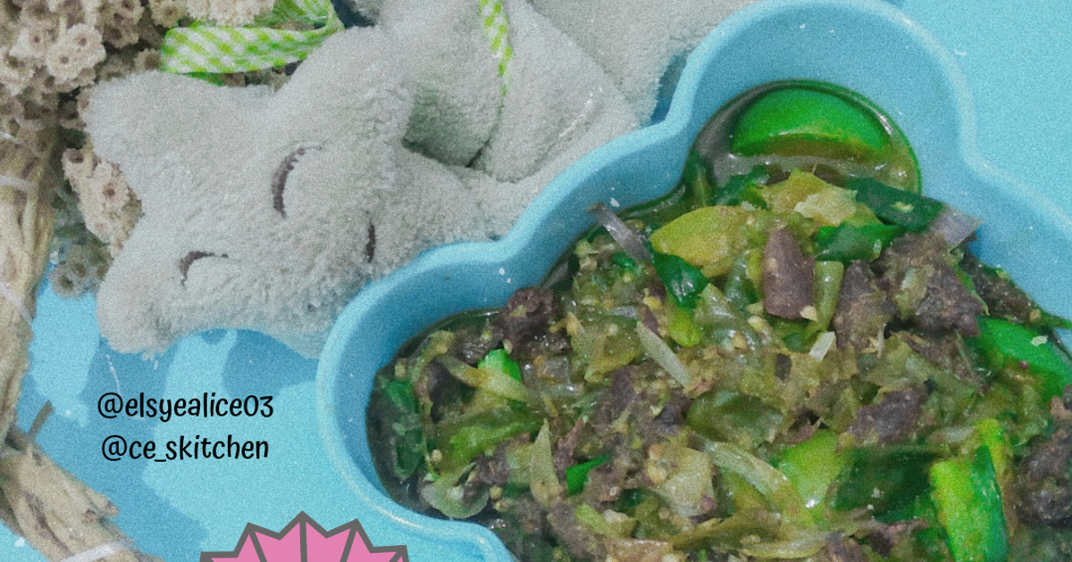 Resep Dendeng (Non Halal) Sambal Hijau oleh Elsye Elisabeth (CE's ...