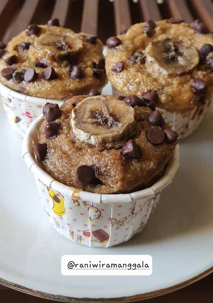 Resep 184. Muffin Oatmeal Pisang Ambon oleh Rani Wiramanggala - Cookpad