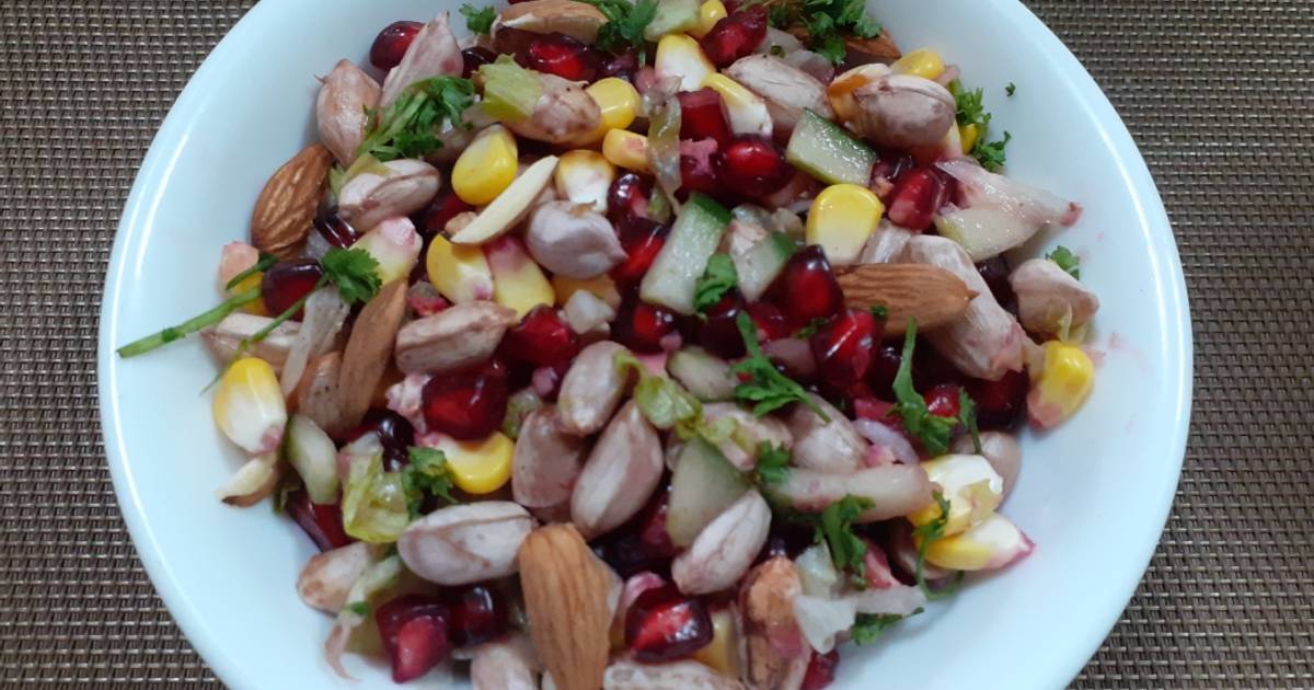 Nutritious Mungfali Salad Recipe by Jasmin Motta _ #BeingMotta - Cookpad