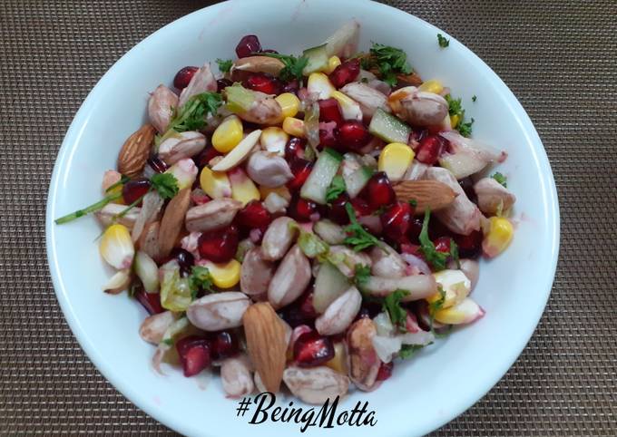 Nutritious Mungfali Salad Recipe by Jasmin Motta _ #BeingMotta - Cookpad