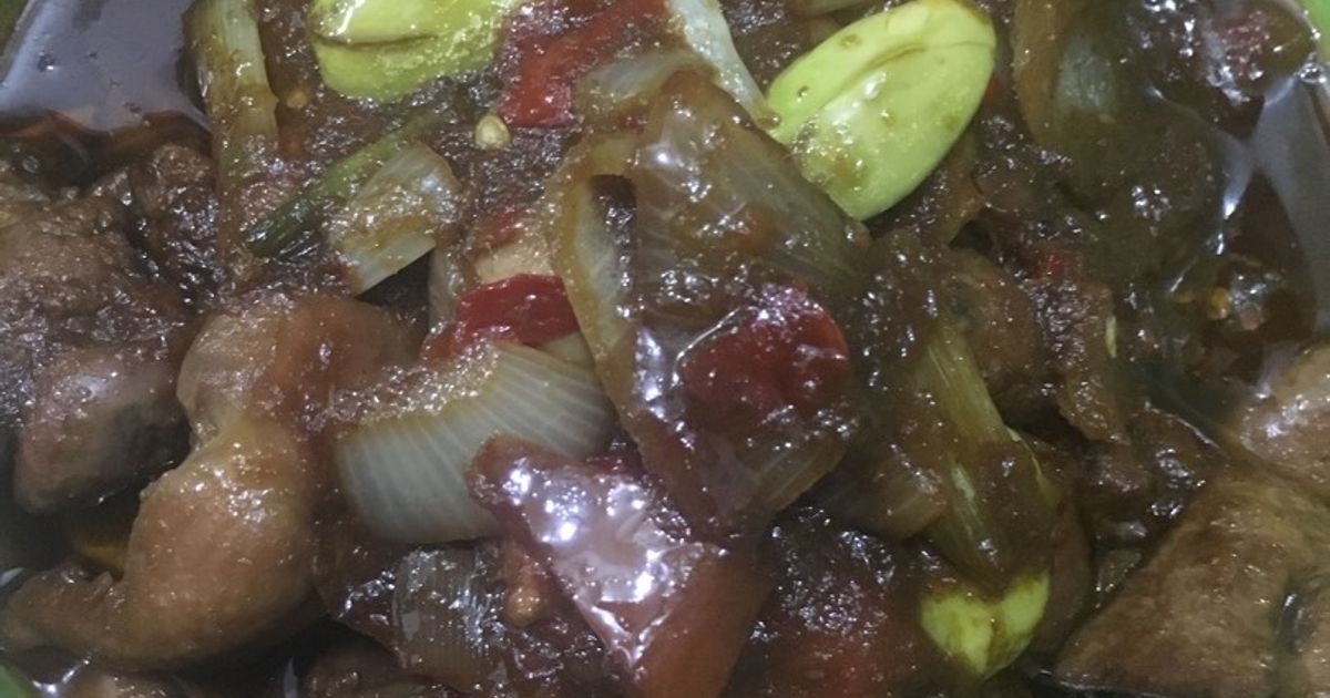 Resep krengsengan rempelo ati pete rumahan enak dan mudah - Cookpad