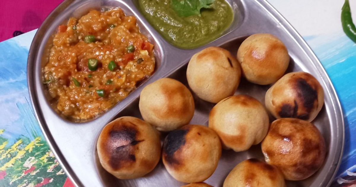 लिट्टी और बैंगन टमाटर भरता (Litti Aur Baingan Tamatar Bharta Recipe In ...