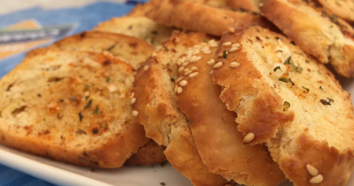 Tostadas saborizadas Receta de Sofi Pérez- Cookpad