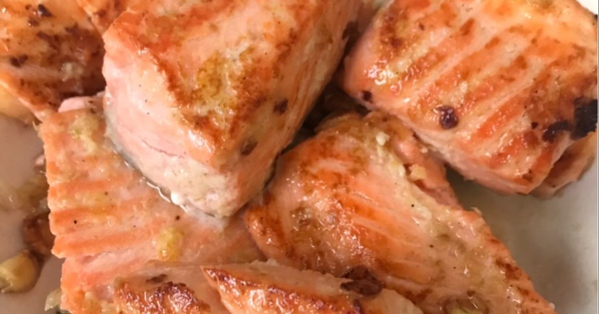 Resep Salmon Panggang oleh Meiling Gwylyn - Cookpad