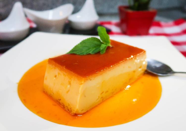 Flan de caramelo Receta de Jeison Rodriguez Sandoval- Cookpad