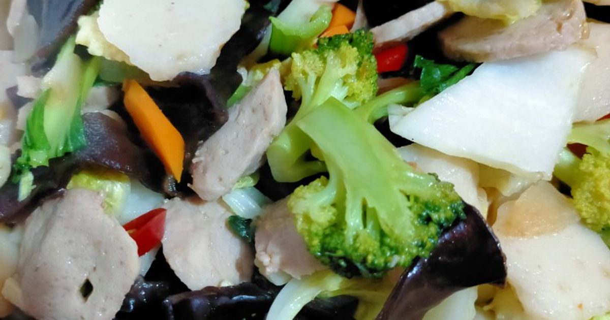 Resep cap cay sayur baso rumahan enak dan mudah - Cookpad