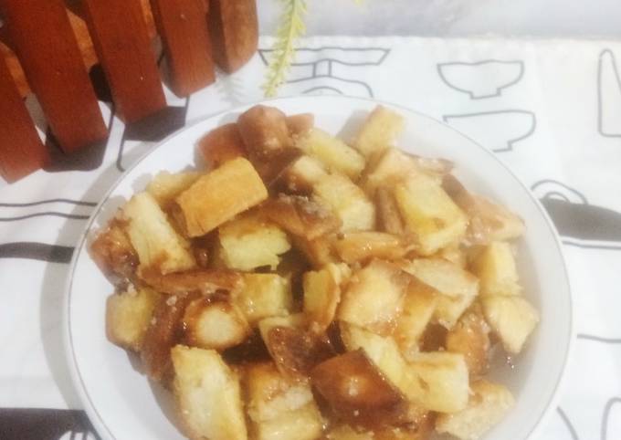 Resep Cemilan Simple Dari Pinggiran Roti Tawar oleh Siswaty Elfin ...