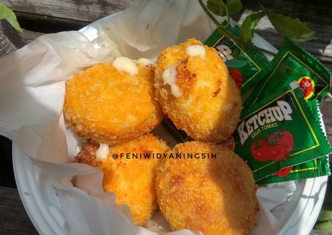 Resep Nugget Ayam isi Keju oleh feni - Cookpad
