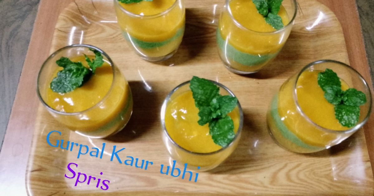 Ethiopian 'Spris' Layered Smoothie With Fresh Fruits 🥭🥛🥑 Recipe by ...