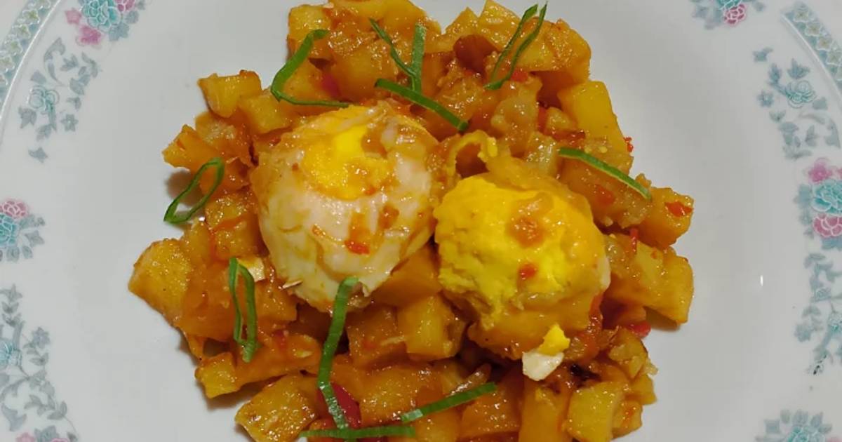 Resep 04. Kentang telur balado oleh Ika Septiani - Cookpad