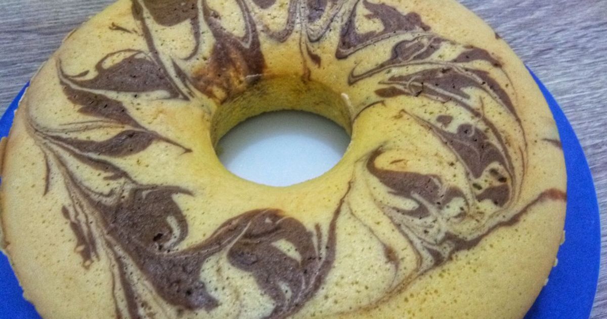 Resep Marble Cake Jadul Pak Sahak oleh Dapur Umma - Cookpad