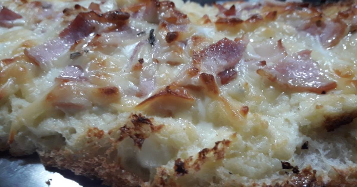 Pan preñao Receta de Sara 💫💚- Cookpad