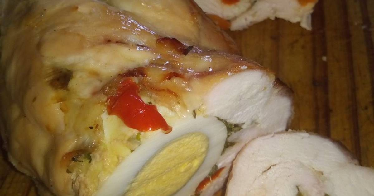 Arrollado de pollo Receta de Vero- Cookpad