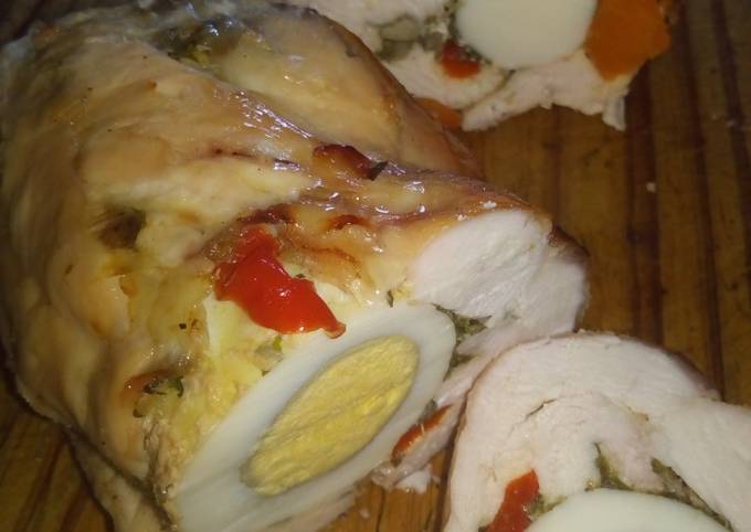 Arrollado de pollo Receta de Vero- Cookpad