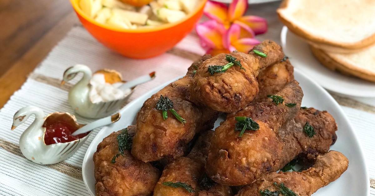 Resep Paha Ayam Goreng Tepung oleh Echy - Cookpad