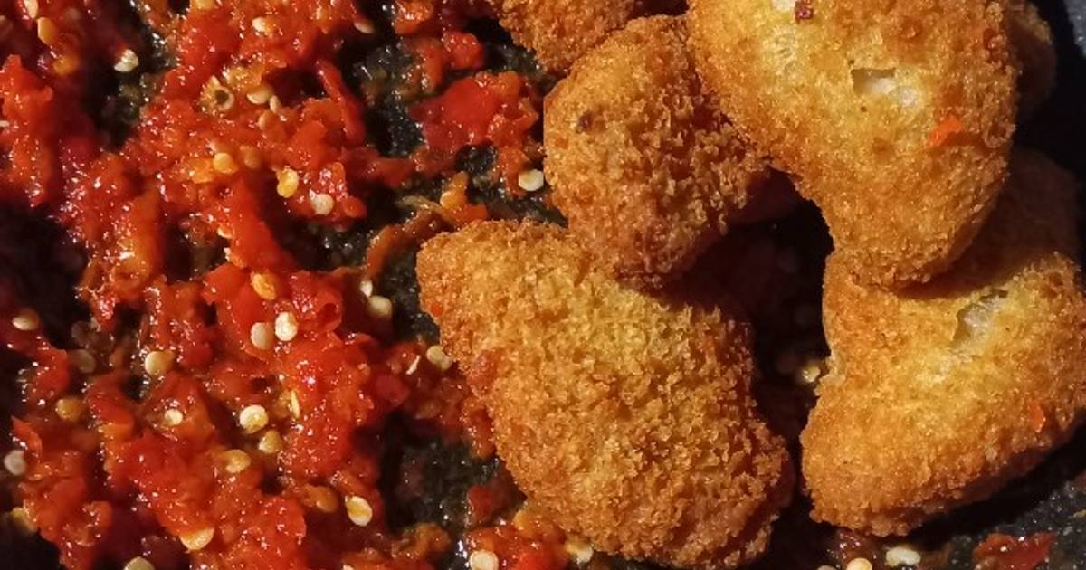 Resep Nugget geprek oleh Sina Ayuningtyas - Cookpad