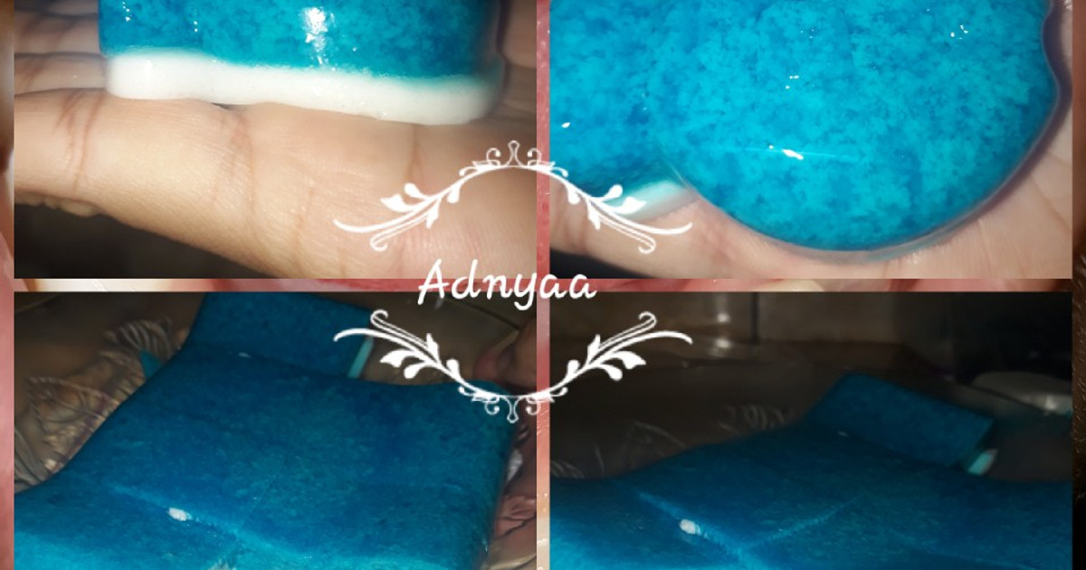 Resep Blue Ocean Puding Lumut #Step By Step #Kamis Manis oleh adnya ...