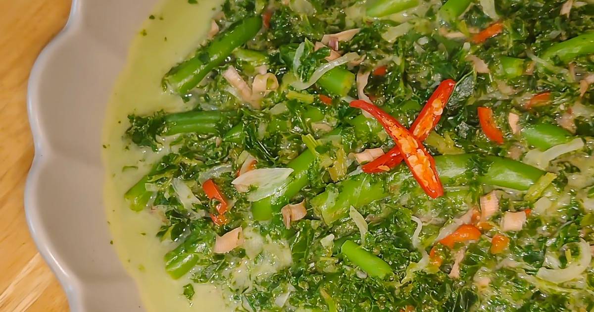 Resep Sayur Tumbuk Daun Kale oleh Okky Septiany - Cookpad
