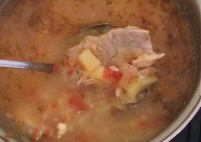 Caldo de surubí Receta de Gisselle Segovia- Cookpad