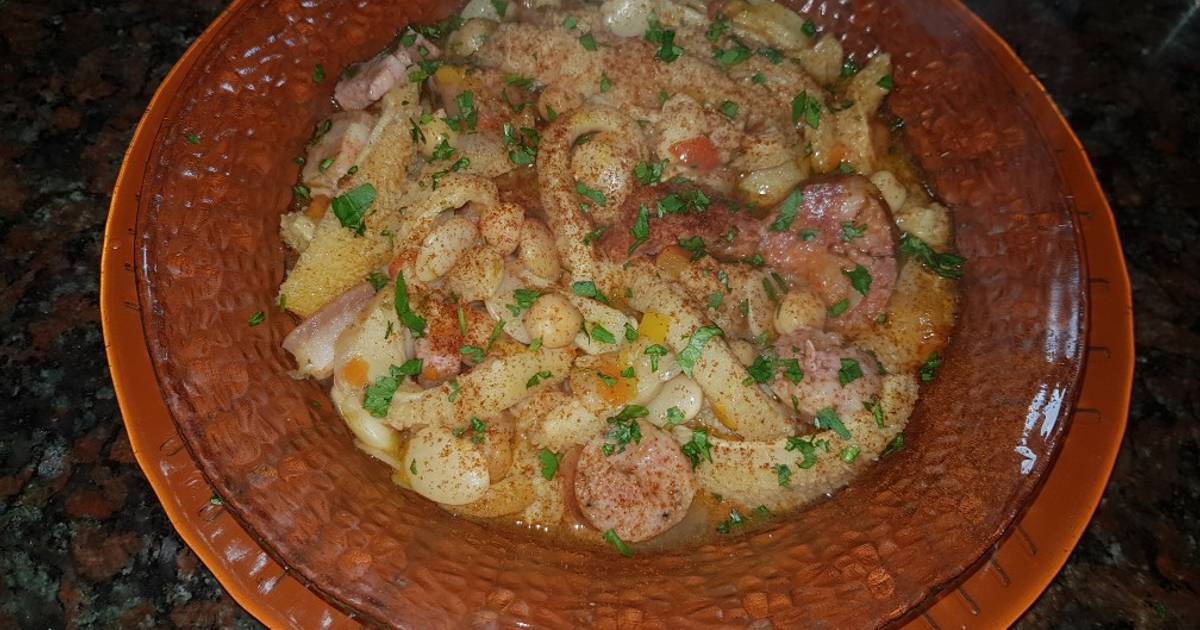 Guiso de mondongo con garbanzo y poroto - 37 recetas caseras- Cookpad