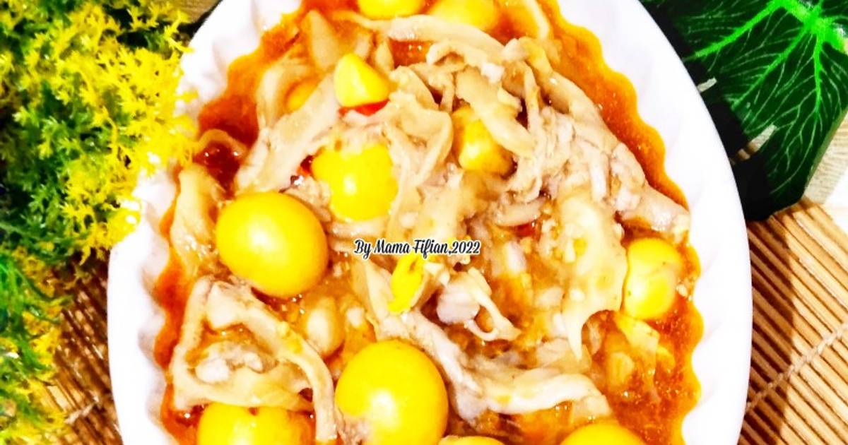 Resep Tumis Telur Muda(Uritan) dan Jamur Tiram oleh Lanjarsih/Mama ...