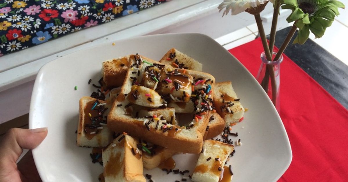 Resep Roti Bakar Caramel oleh wieke novita - Cookpad