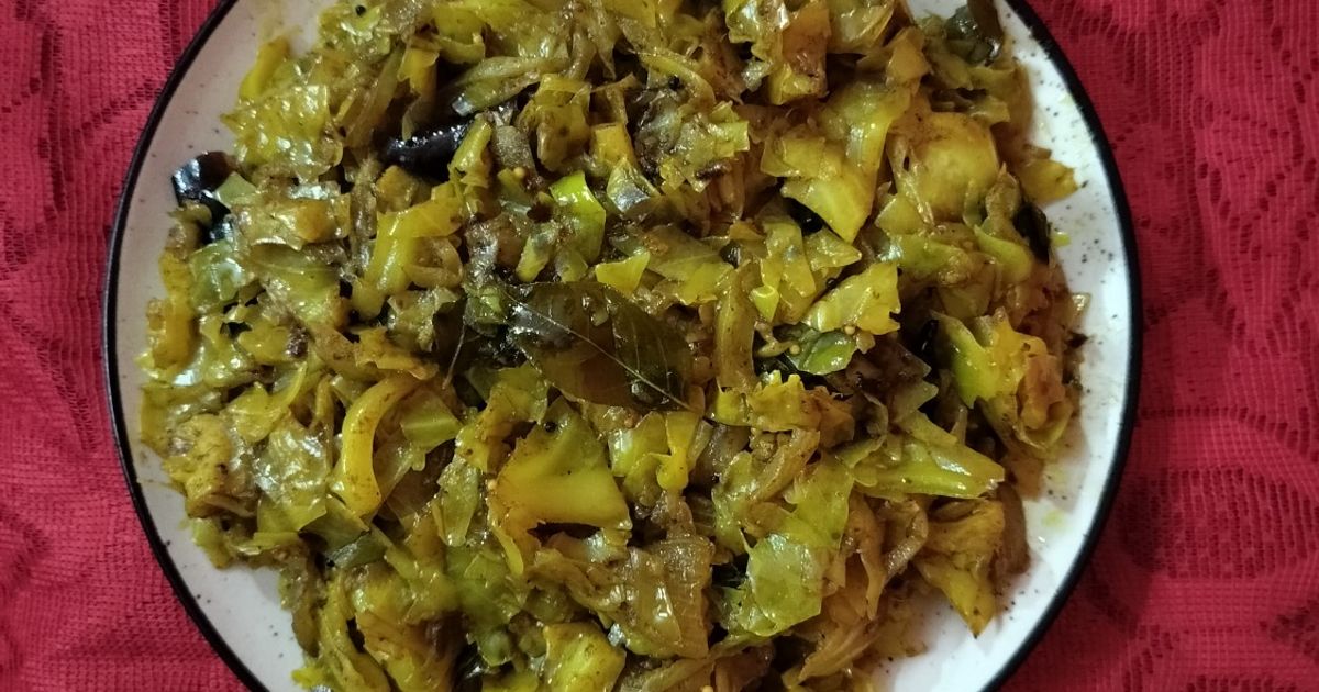 Cabbage Thoran(kerala Style) Recipe by Barnali Debdas - Cookpad