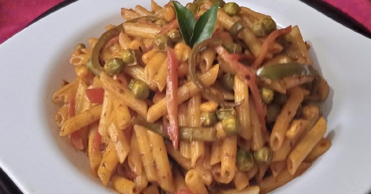 Peri Peri Vegetable Pasta Recipe by Man o Salwa By Neelam Saleem - Cookpad