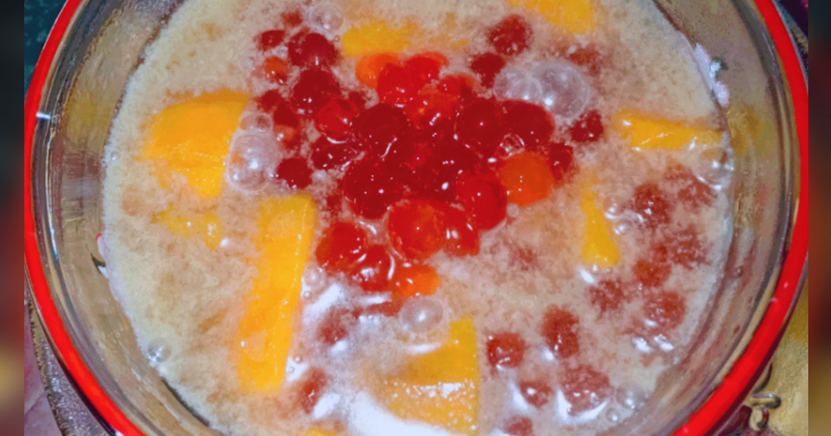 Resep Bubur Mutiara Ubi Merah oleh arie gandhi - Cookpad