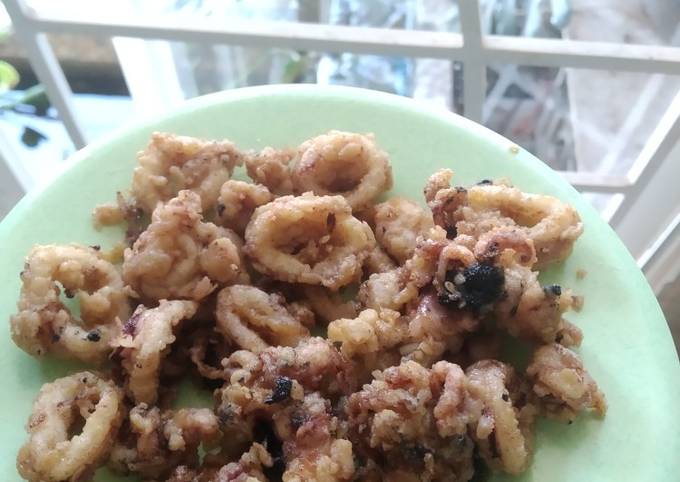 Resep Cumi Tepung Crispy 'spesial' oleh Jn_Firdaus - Cookpad