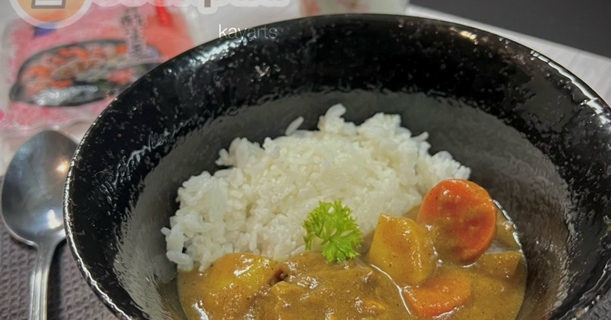 Resipi Japanese Curry Rice @ Kareraisu oleh MaRulez Arif - Cookpad