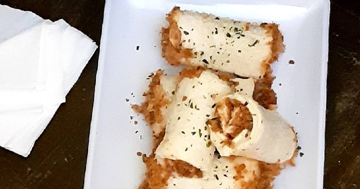 Resep Simple Floss Roll (Roti Tawar) / Roti Tawar Gulung Abon oleh ...