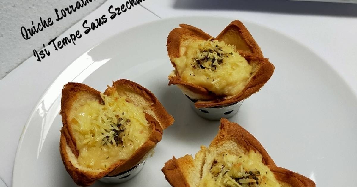 Resep Quiche Lorraine Roti Tawar Isi Tempe Saus Szechuan Oleh Ika