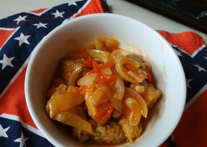 Resep Tuna balut tepung asam pedes manis #keto oleh Yulia Sudenny - Cookpad