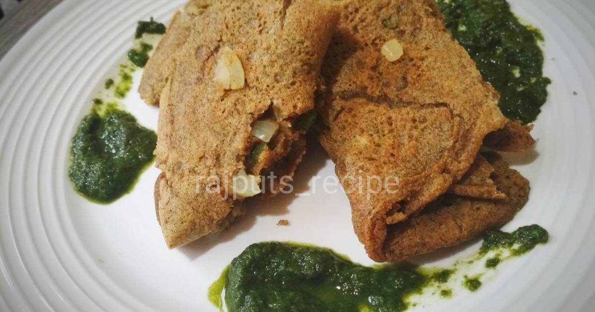 Ragi besan pan cake Recipe by Rajput Amita Singh - Cookpad