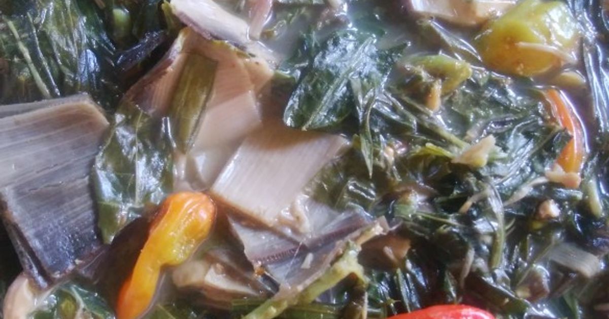 Resep Lodeh Ontong Daun Singkong oleh diah_sastro - Cookpad