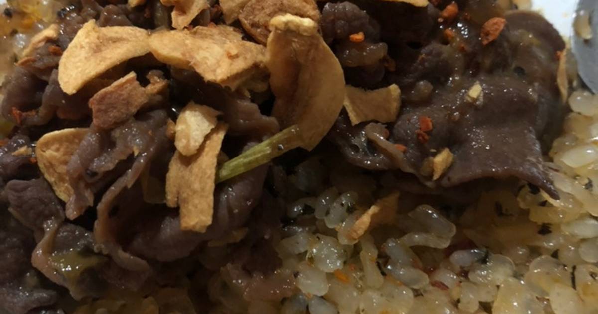 Resep Lidah Sapi dengan shirataki butter rice oleh Menik Mustika - Cookpad