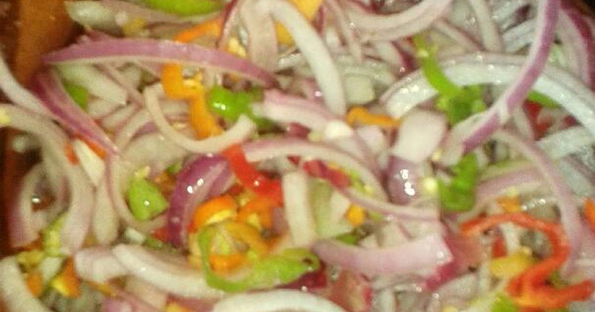 Chiles habaneros con cebolla morada - 160 recetas caseras- Cookpad