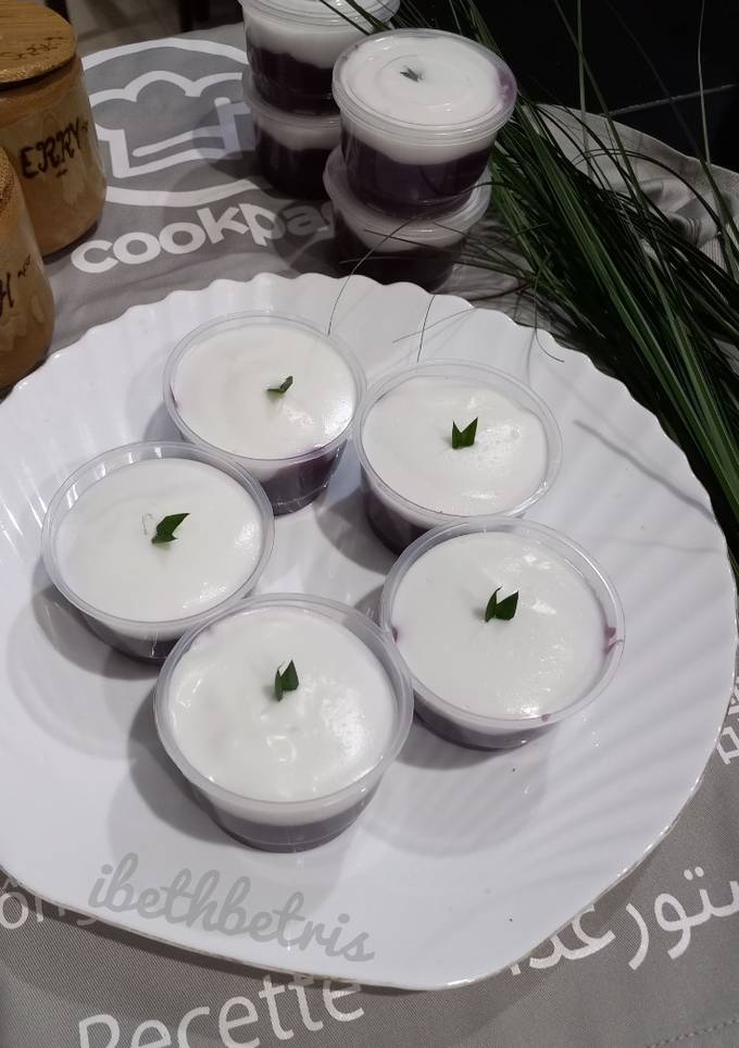 Resep Kue Talam Ubi Ungu Lumer oleh Betrisia - Cookpad