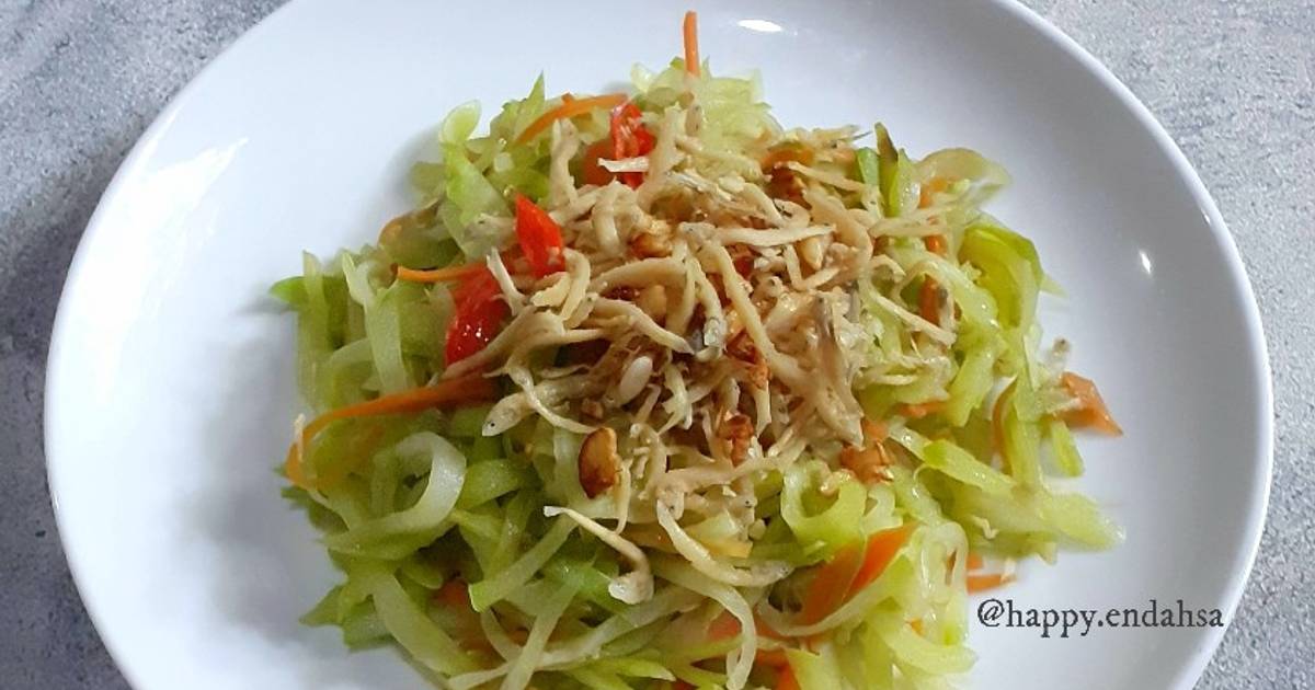 24 resep tumis labu siam wortel teri enak dan mudah - Cookpad