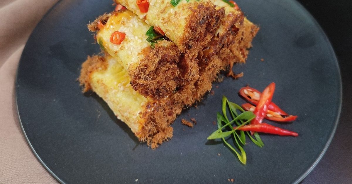 Resep Floss Roll Abon Roti Tawar oleh Ratih Kusuma - Cookpad