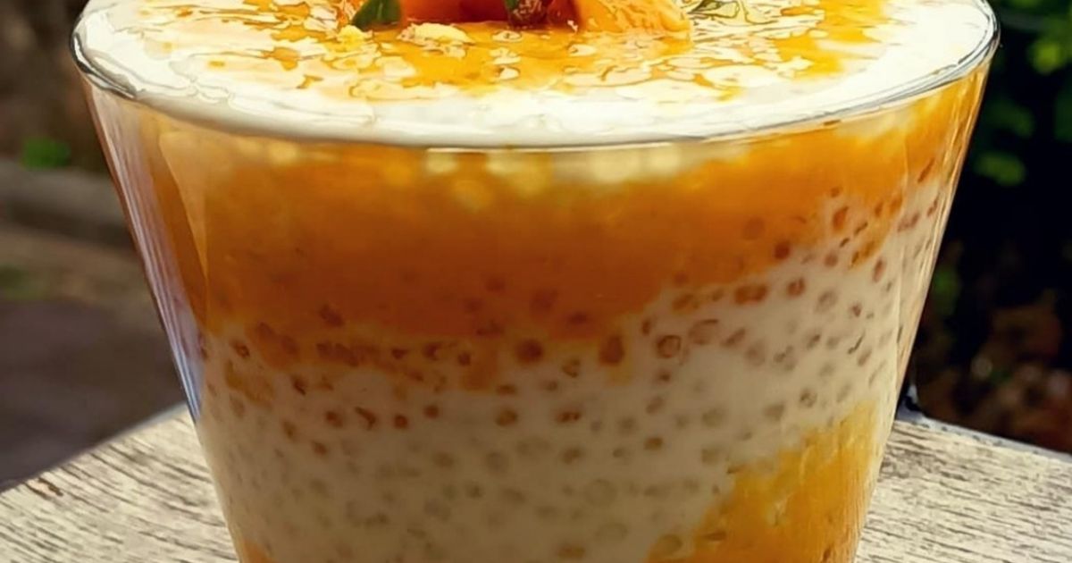 Tapioca Pearls Pudding With Mango Recipe by Gobble and Travel - Cookpad